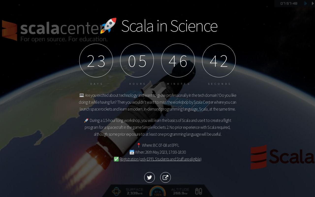 🚀 Scala in Science Workshop